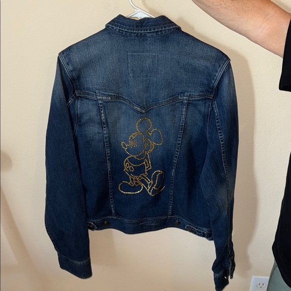 Disney | Jackets & Coats | Disney Denim Jacket With Button Details ...